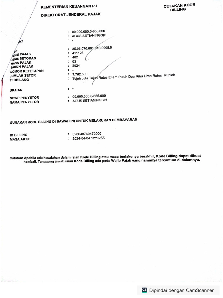 Balik Nama Lu'lu'ul Laili Desa Bedali Ngancar SHM 04430 - 31 | PDF