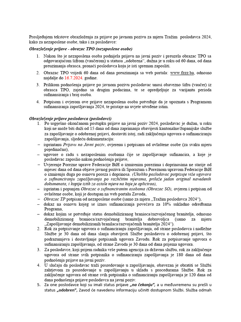 Koraci TP 2024 | PDF