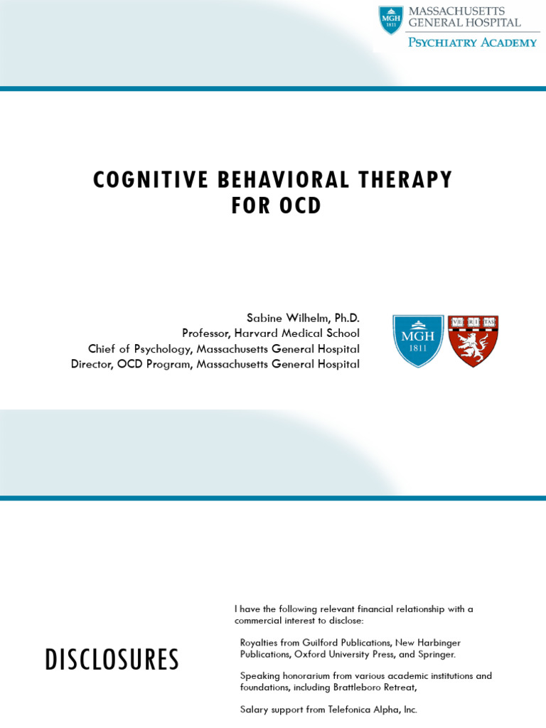 Wilhelm Cbt Ocd 8.7.20202 | PDF | Obsessive–Compulsive Disorder ...