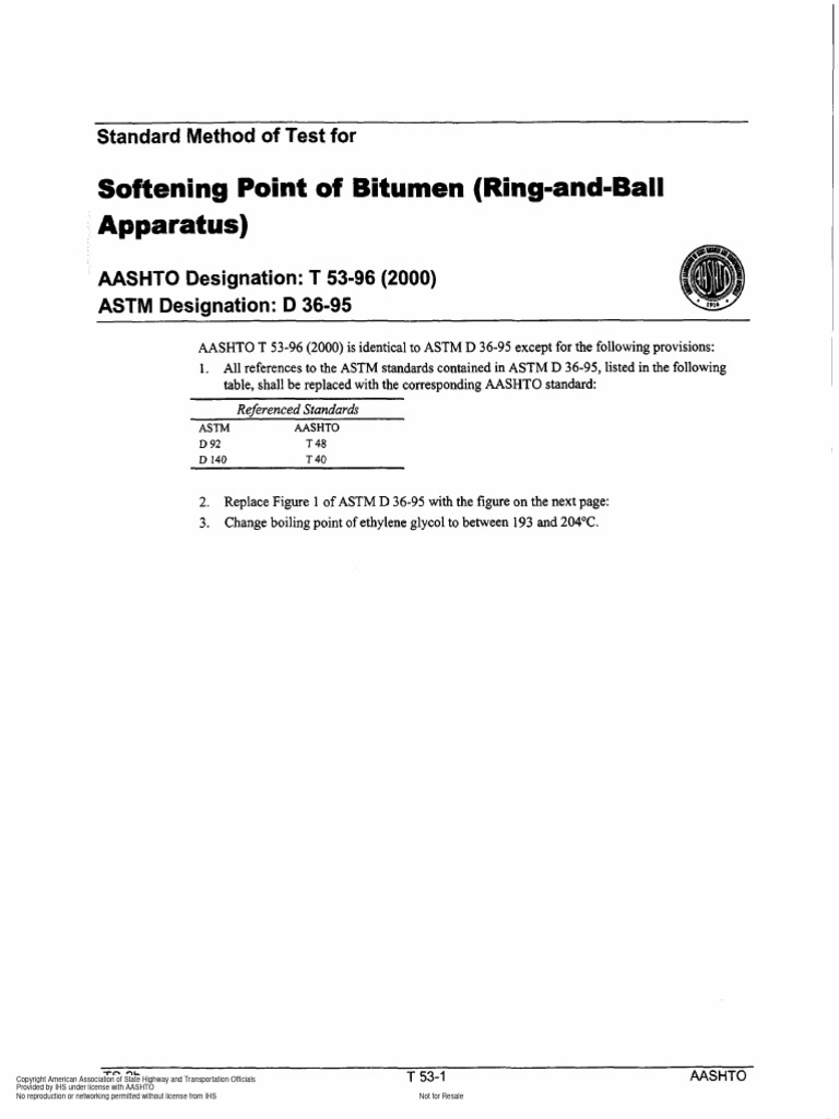 Aashto T 53 - 2000 | PDF | Thermometer | Temperature