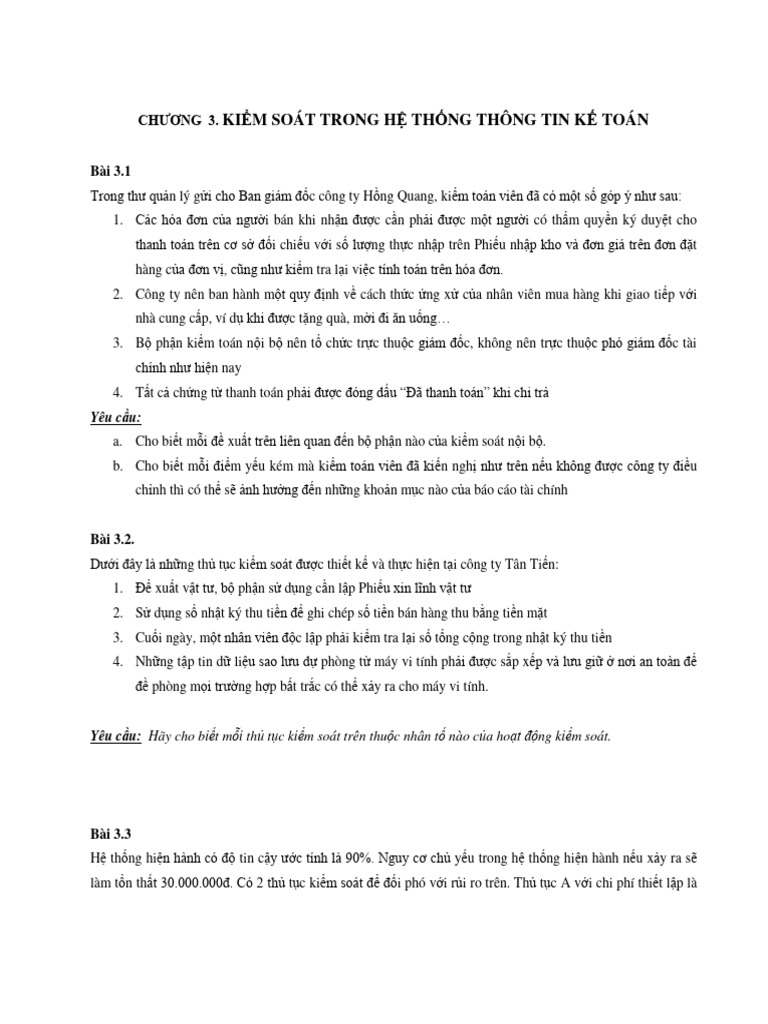 CHNG 3 Kim Soat Trong H THNG Thong | PDF