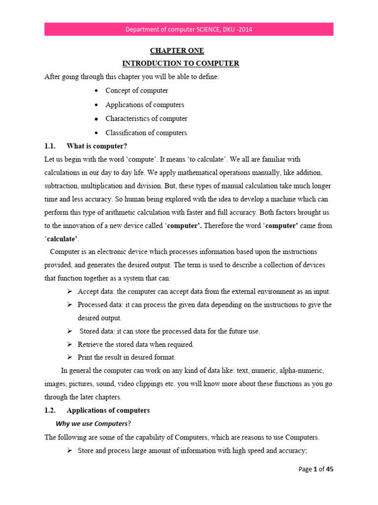 CS-200 Chapter 1 - 5 | PDF | Computer Data Storage | Databases