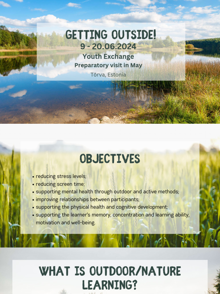 YE Getting Outside! | PDF | Learning | Thought