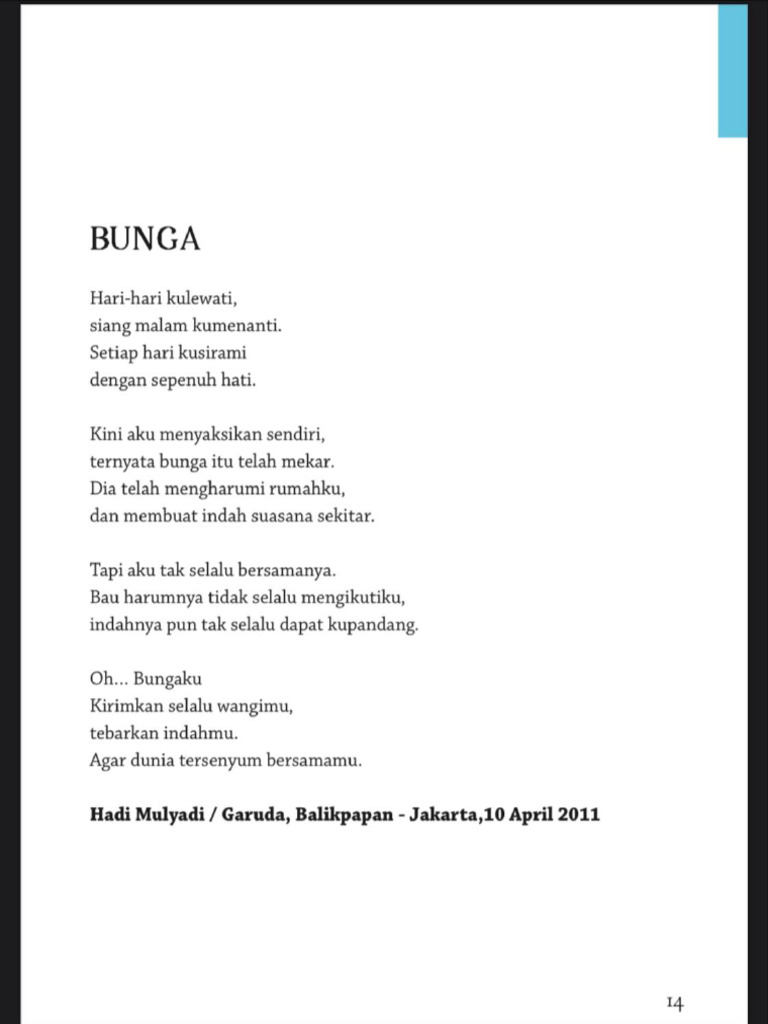 Puisi Bunga | PDF