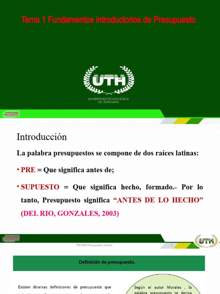 Tema 1 Fundamentos Introductorios de Presupuesto | PDF | Presupuesto | Business