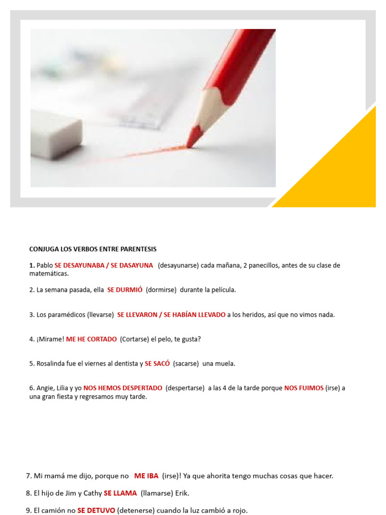 Aula 19 Volviendo A Los Pronombres Reflexivos y Ti - 240217 - 122201 ...