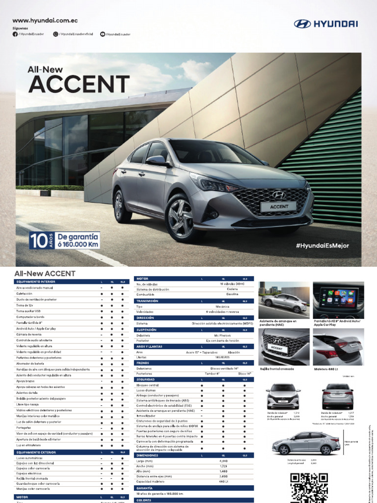 Nuevo Accent Ficha Tecnica.6d2c9c9b | PDF