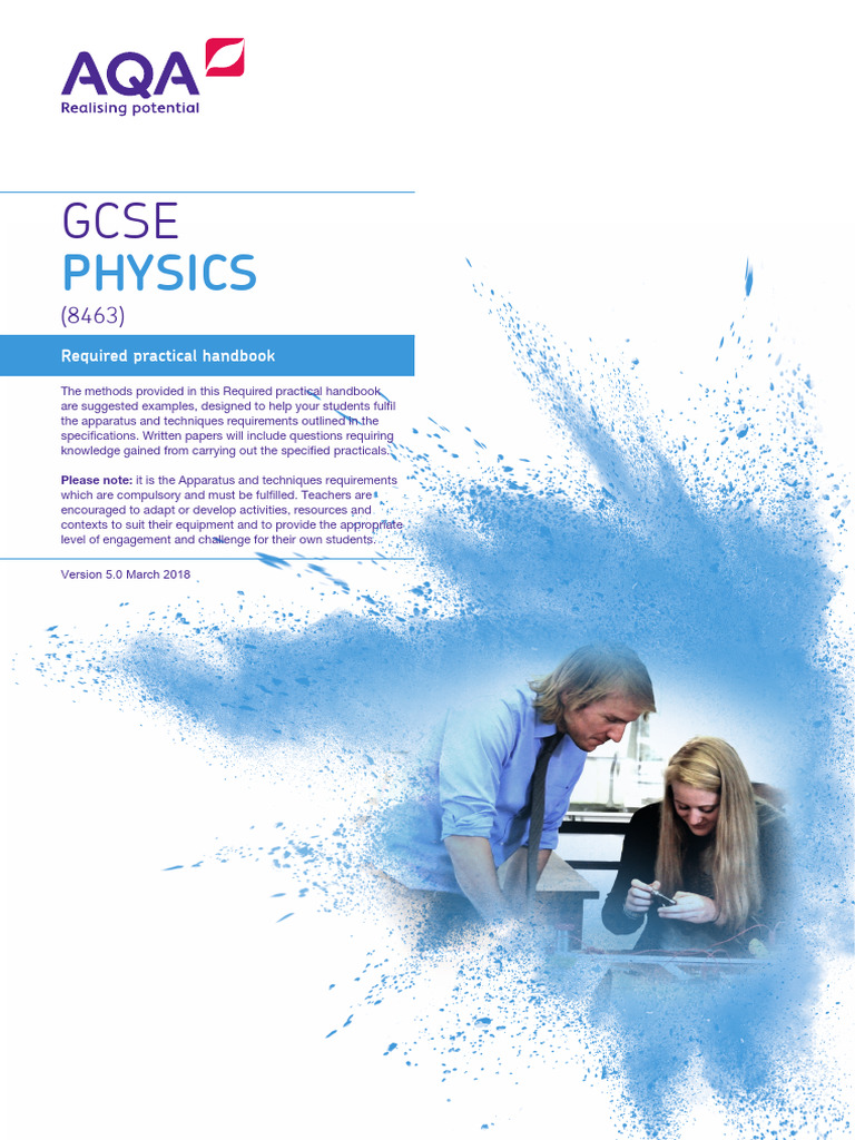 Aqa 8463 Practicals HB | PDF | Heat Capacity | Electrical Resistance And Conductance