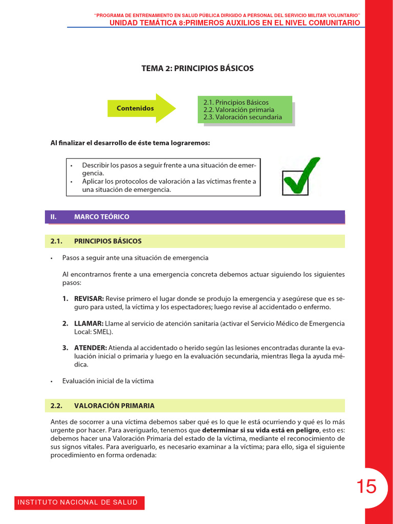 2-PRINCIPIOS BÁSICOS-CONDUCTA PAS-Libro-Primeros Auxilios en El Nivel ...