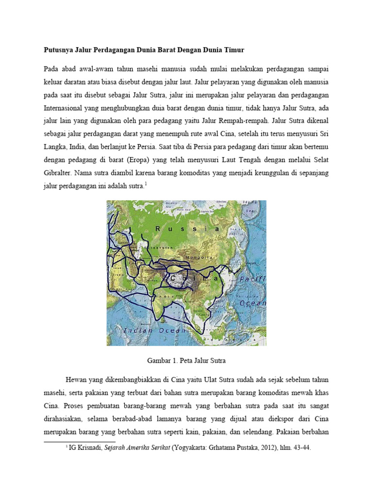 Jalur Sutra dan Perdagangan Global | PDF