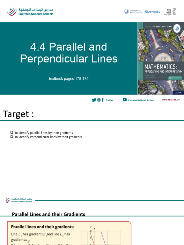 4.4 Parallel and Perpendicular Lines | PDF | Technology & Engineering