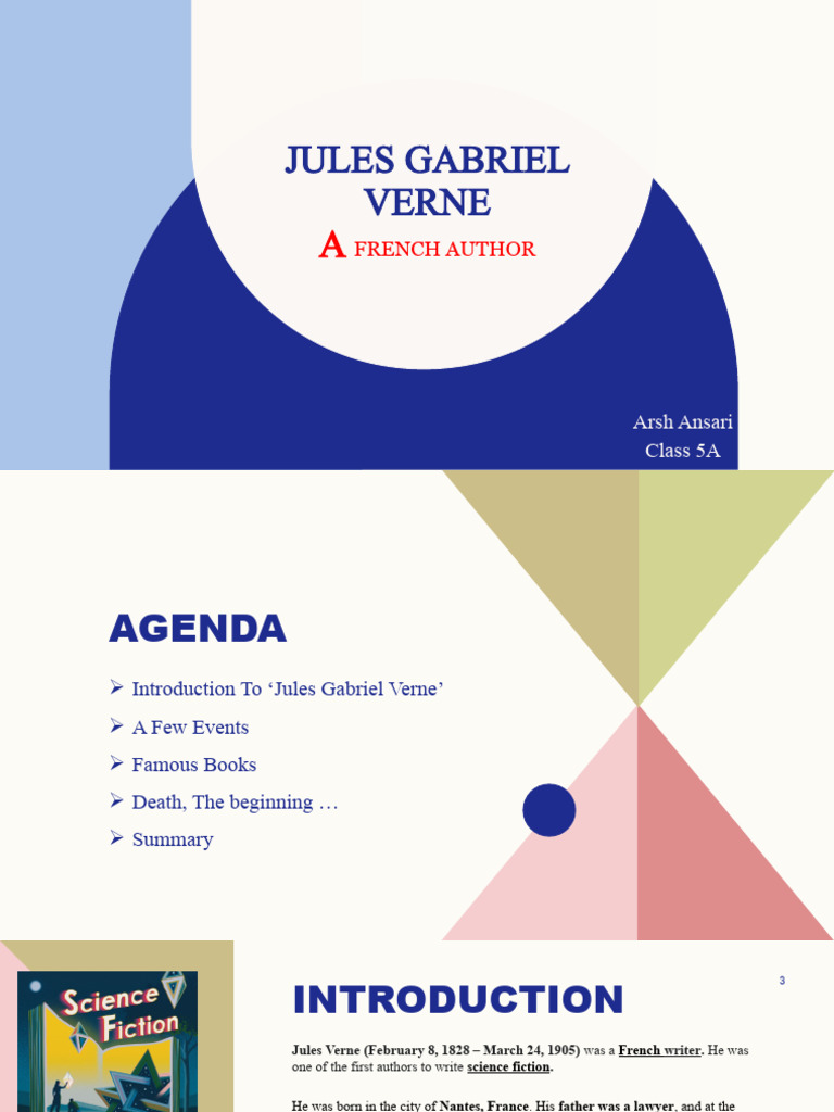 Jules Gabriel Verne Project - Final | PDF | Jules Verne