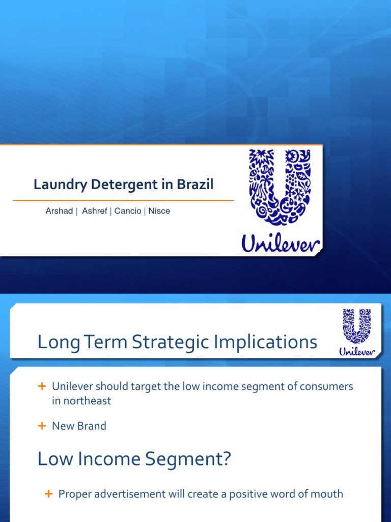Unilever Presentation | Unilever | Brand