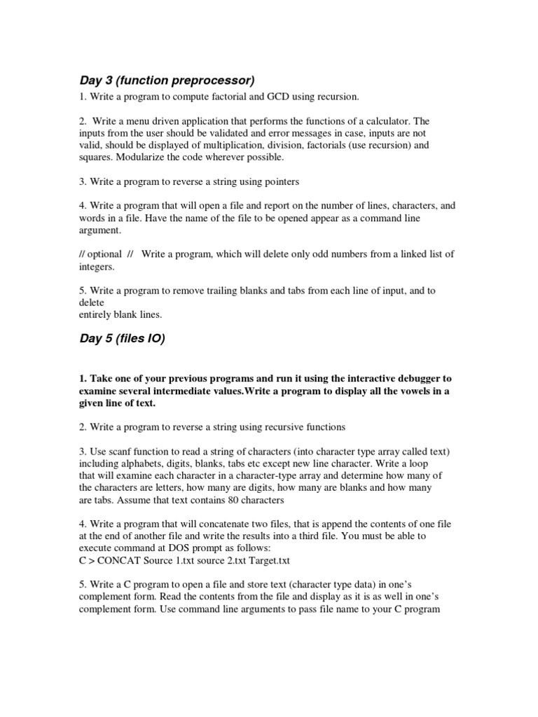 Assignment 4 | Download Free PDF | C (Programming Language) | Computer File Assignment 4 | Download Free PDF | C (Programming Language) | Computer File