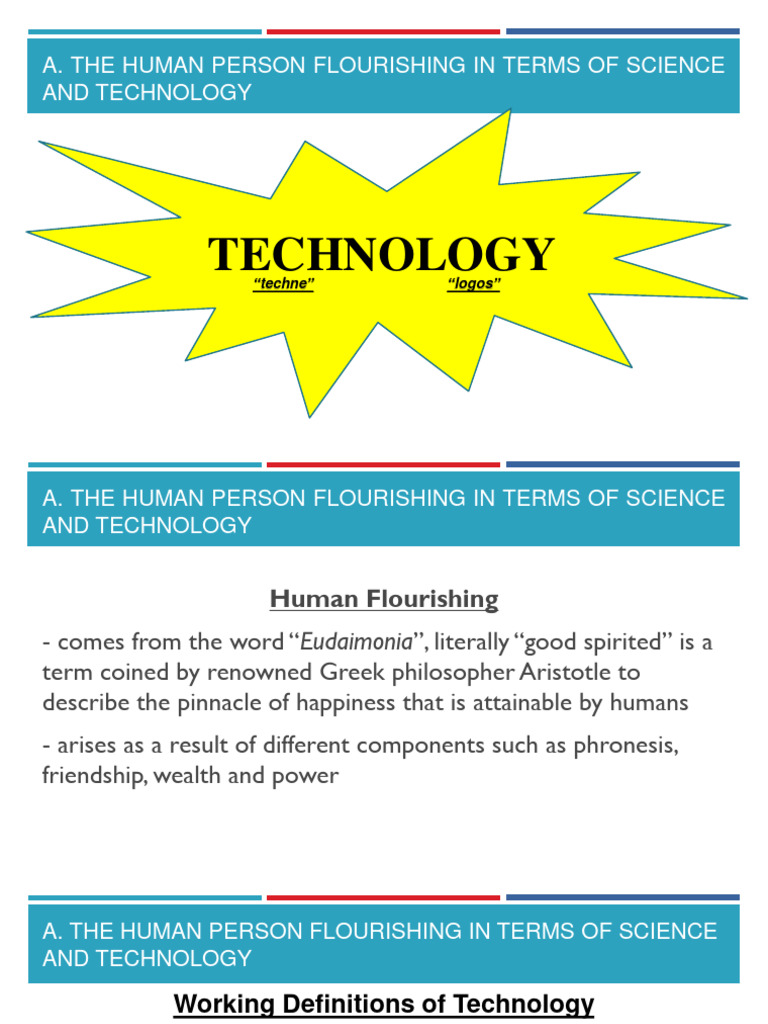 STS Lesson 4 Human Flourishing | PDF | Science