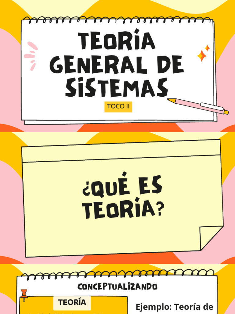 Teoría General de Sistema | Descargar gratis PDF | Realimentación | Sistema