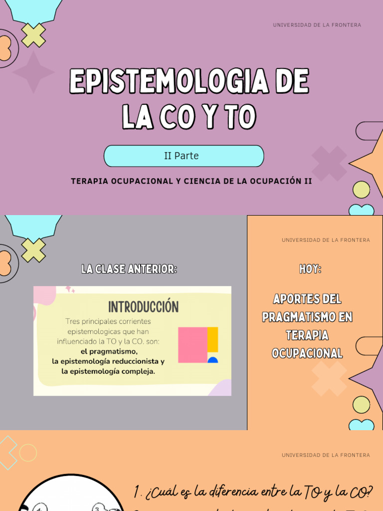TOCO II Epistemologia de La CO y To (2 de 4) | PDF | Pragmatismo ...