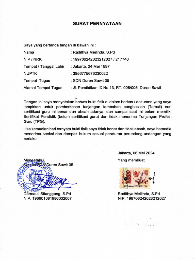 Tamsil_Radithya Meilinda 2024 | PDF