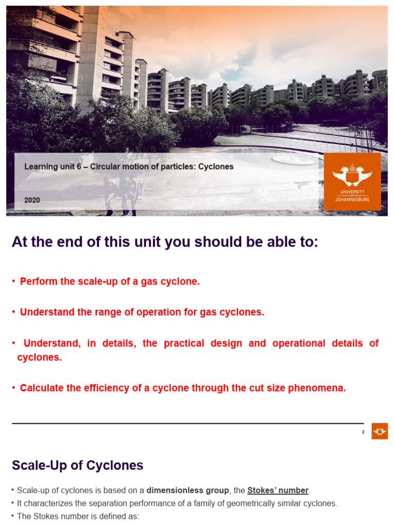 Learning Unit 6 - Cyclones Continued | PDF | Fluid Dynamics | Gases