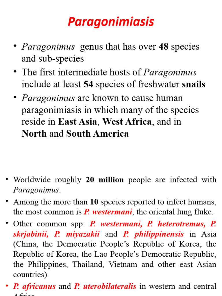 Understanding Paragonimiasis and Its Impact | PDF | Diseases And ...