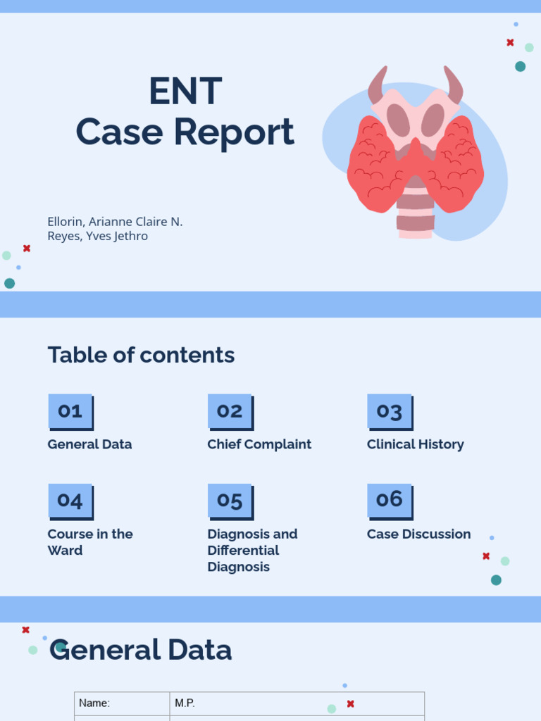 ent case report | PDF | Thorax | Heart