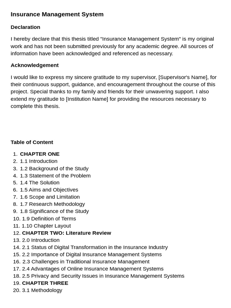 Life Insurance Management System (LIMS) | PDF | Insurance | Computer ...