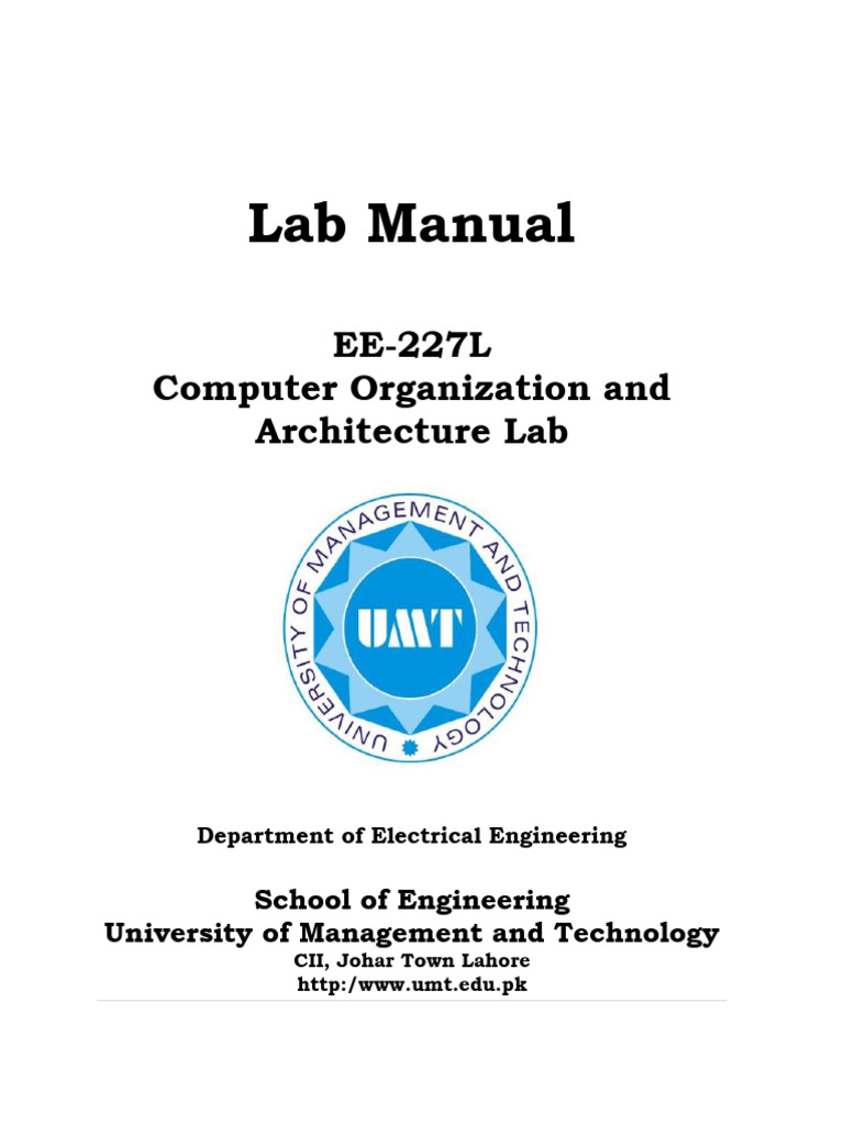 Computer Organization and Architecture Lab 2014 | PDF | Logic Gate ...