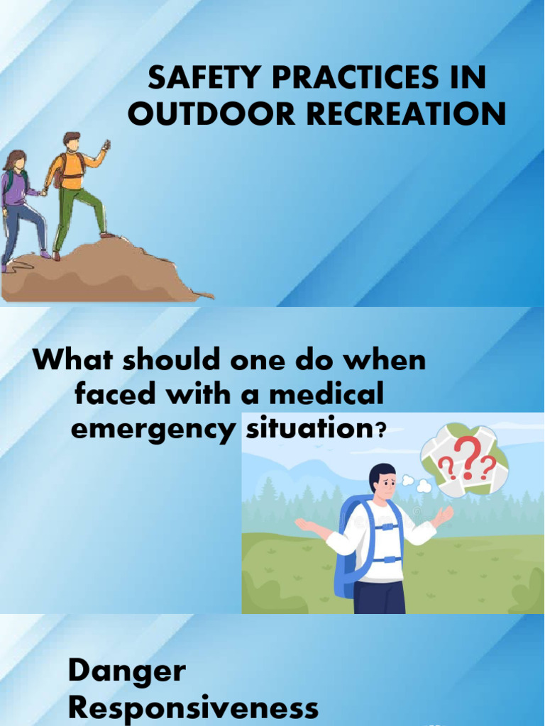 Outdoor Recreation Safety Practices | PDF