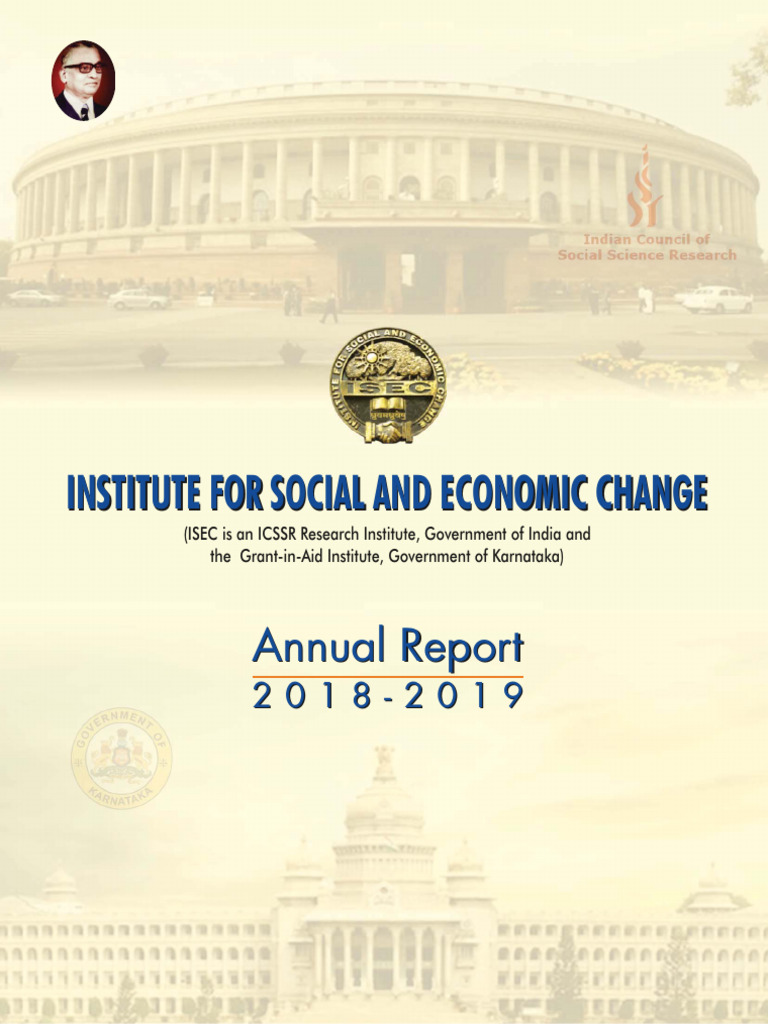 ISEC Annual Report 2018-19 | PDF | Agriculture | Chronic Condition