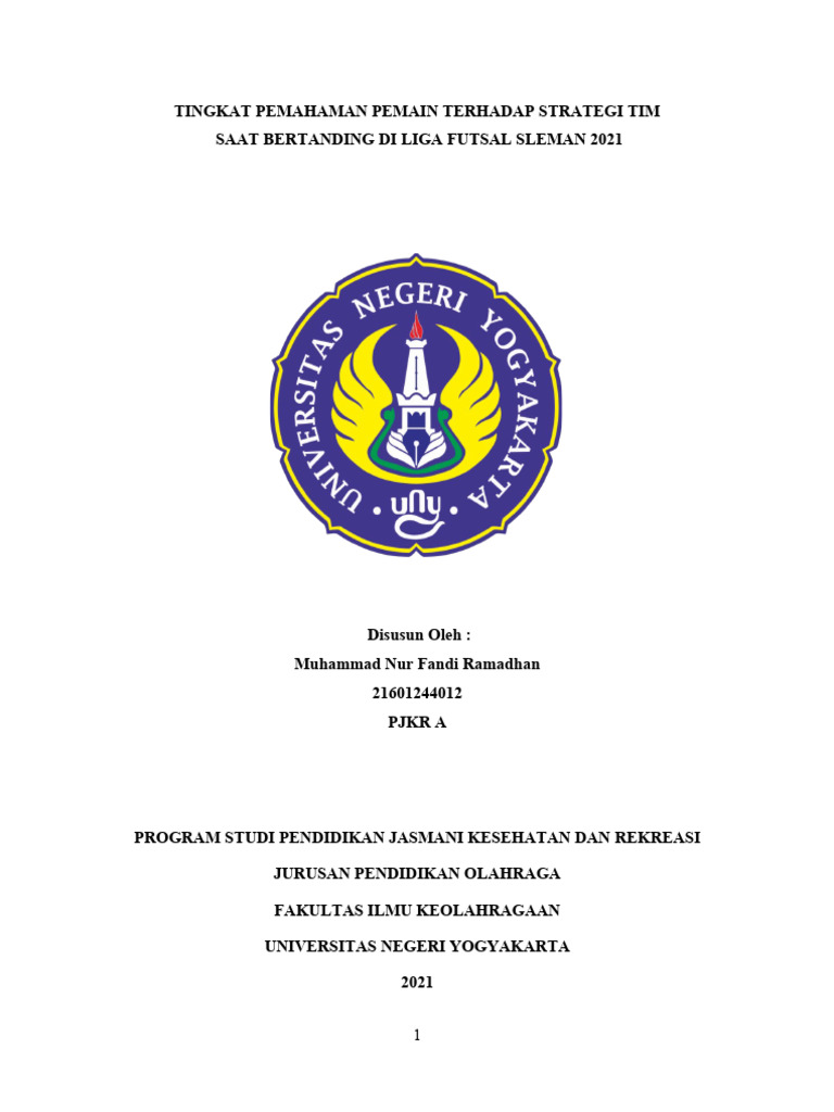 Template Tugas Proposal Penelitian | PDF | Karier & Perkembangan