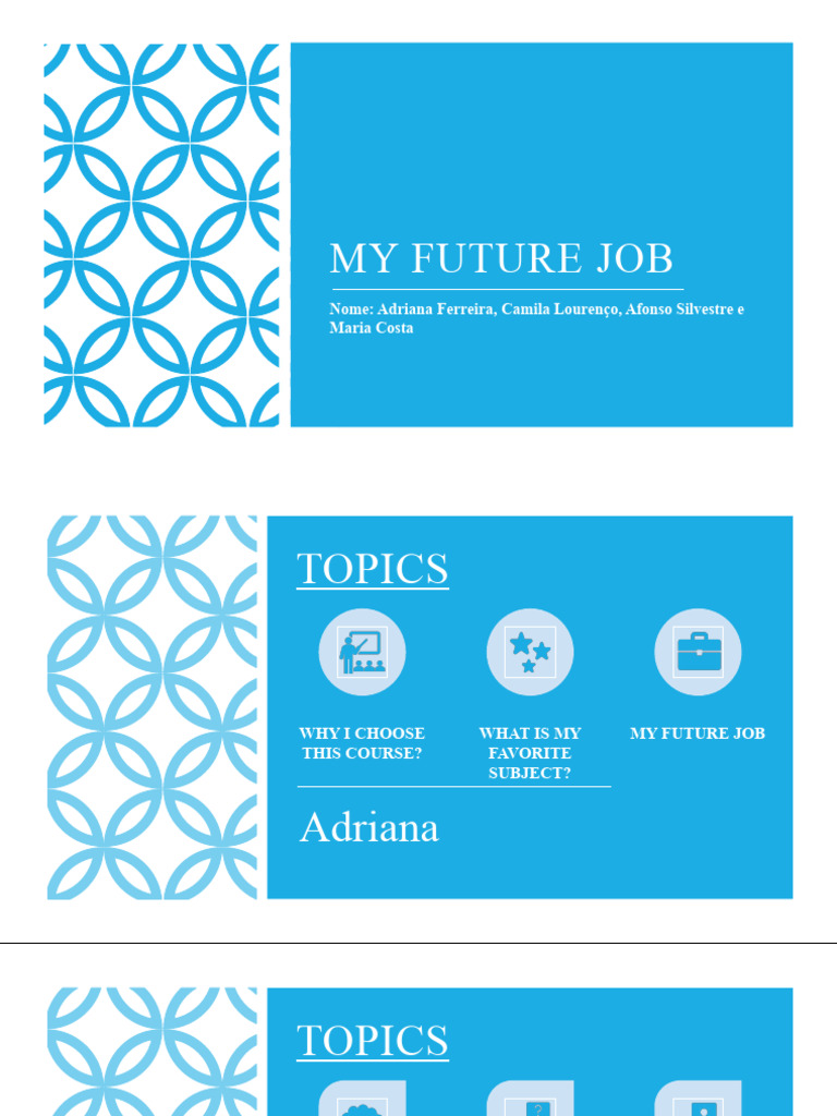 My Future Job | PDF