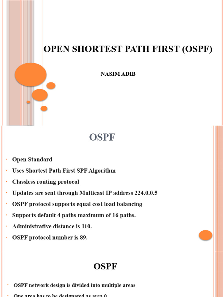 OSPF | PDF