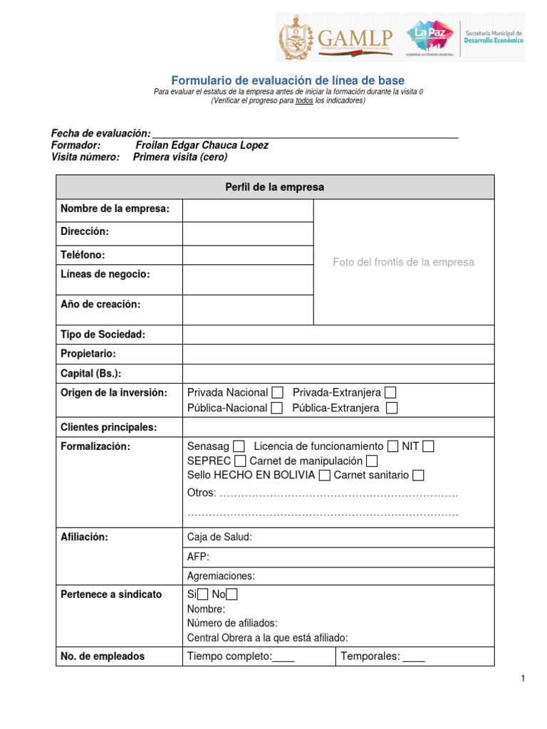 Formulario de Evaluación Pae 2024 | PDF | Marketing | Calidad (comercial)