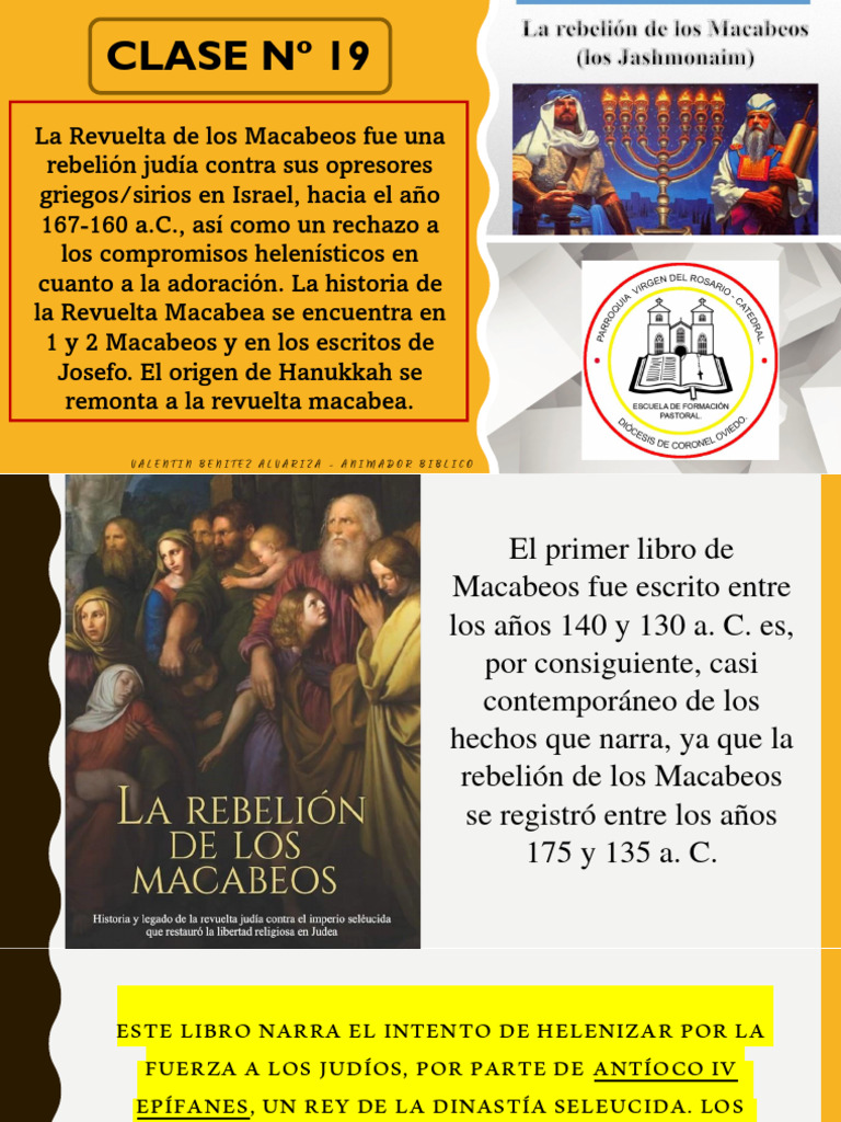 Historia de la Revuelta Macabea | PDF | Macabeos