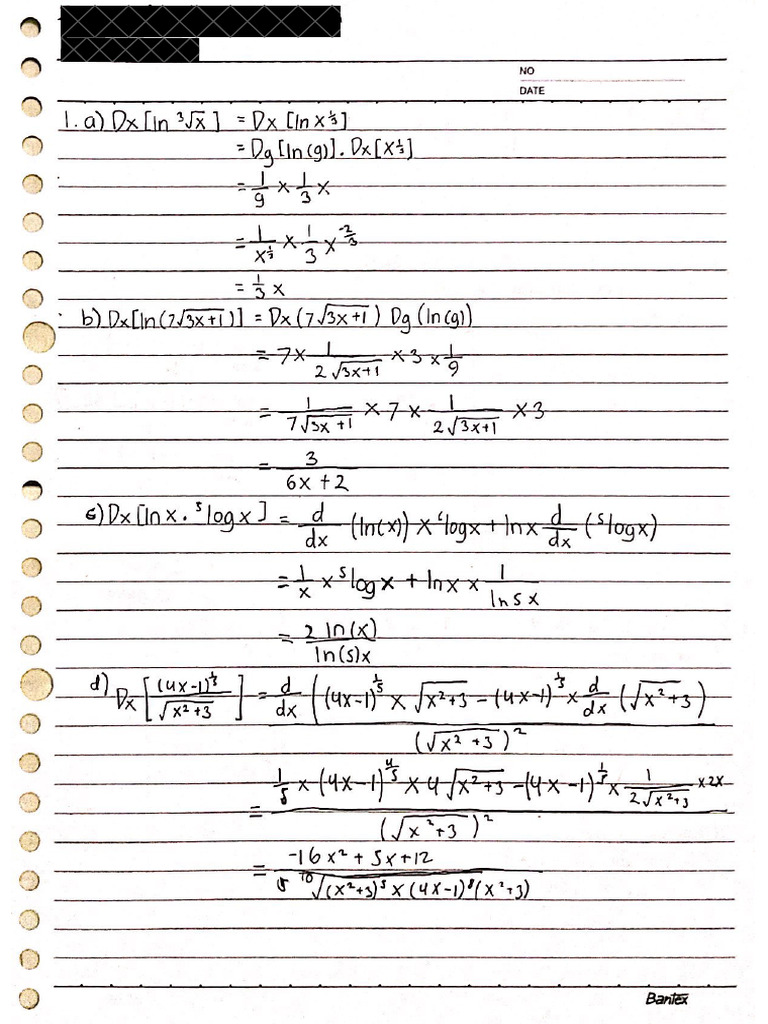 Tugas 3 - Kalkulus 1 | PDF