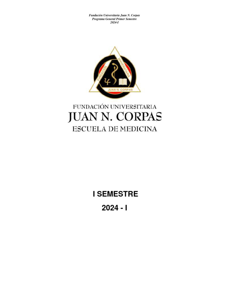 I Semestre 2024 1 | PDF | Constitución | Colombia