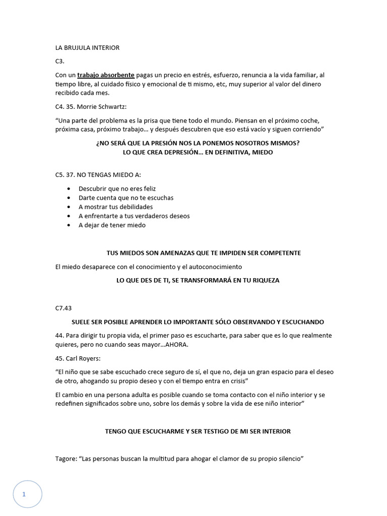 La Brujula Interior | PDF | Felicidad | Mente inconsciente