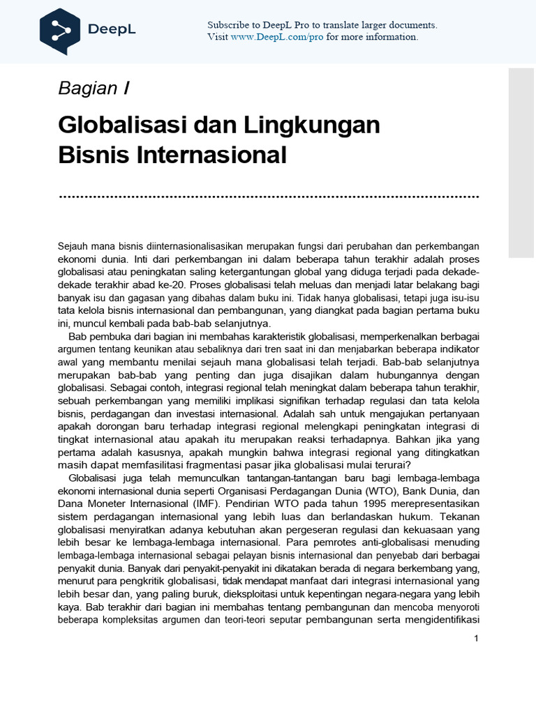 Colin Turner International Business | PDF