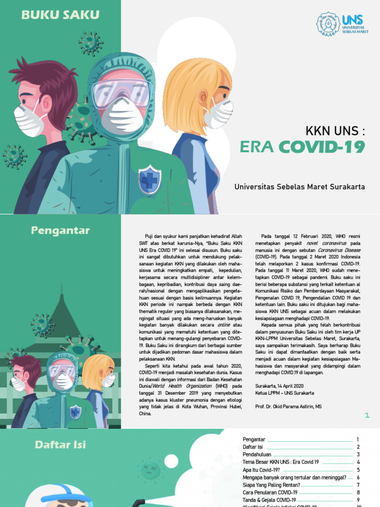 Buku Saku KKN UNS ERA COVID-19 UNS_Rev OPA_Oke | PDF