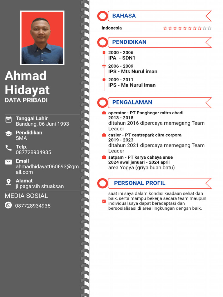CV ahmad.H | PDF