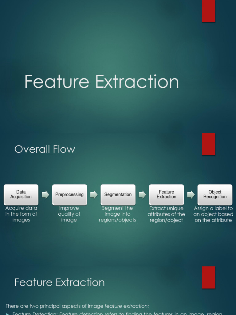 8 Feature Extraction Pdf Geometry Applied Mathematics