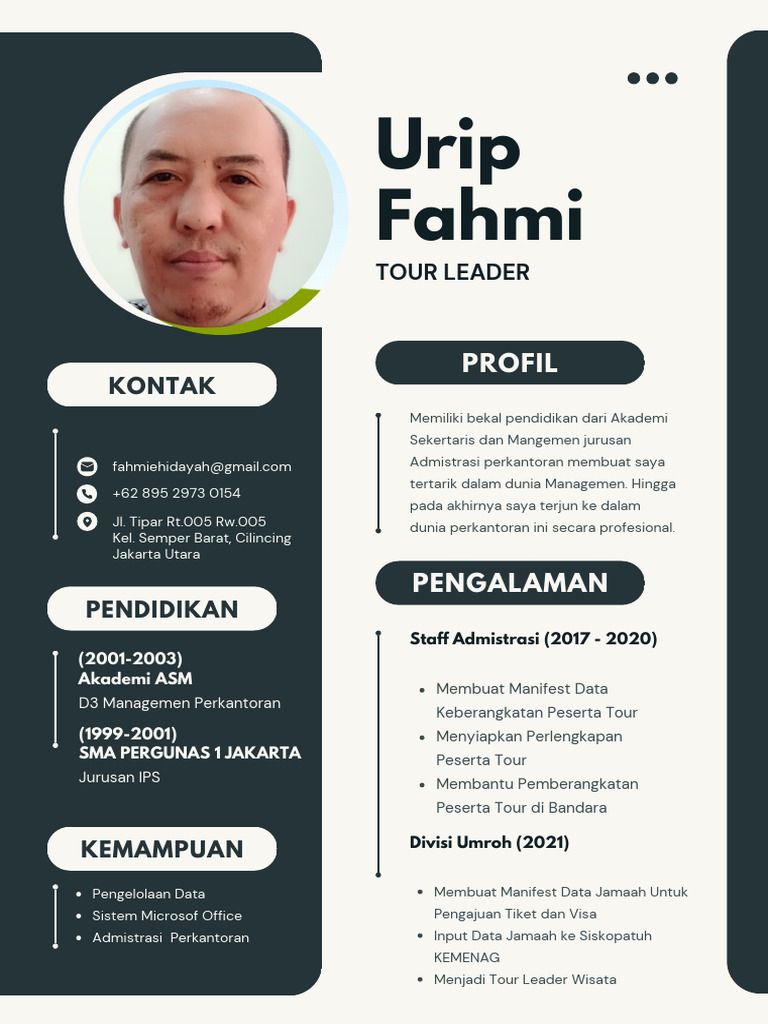 Curriculum Vitae Urip Fahmi | PDF