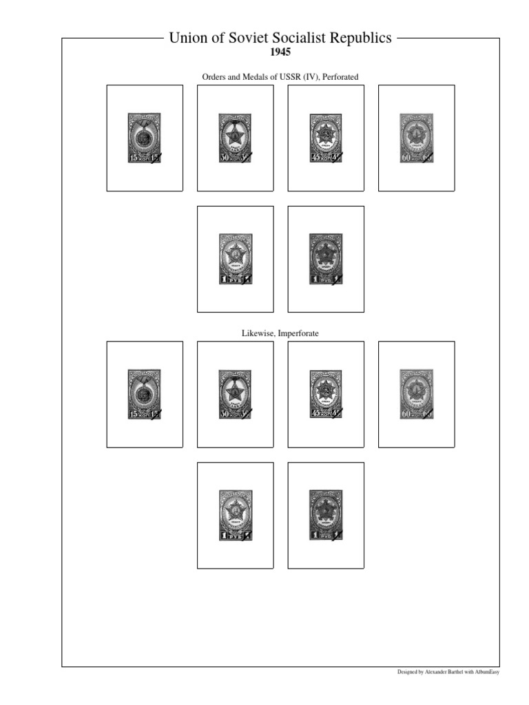 USSR Commemorative Stamps 1945-1949 | PDF | Soviet Union | World Politics