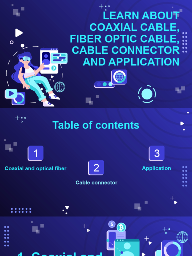 Coaxial and Fiber | PDF | Coaxial Cable | Computer Network