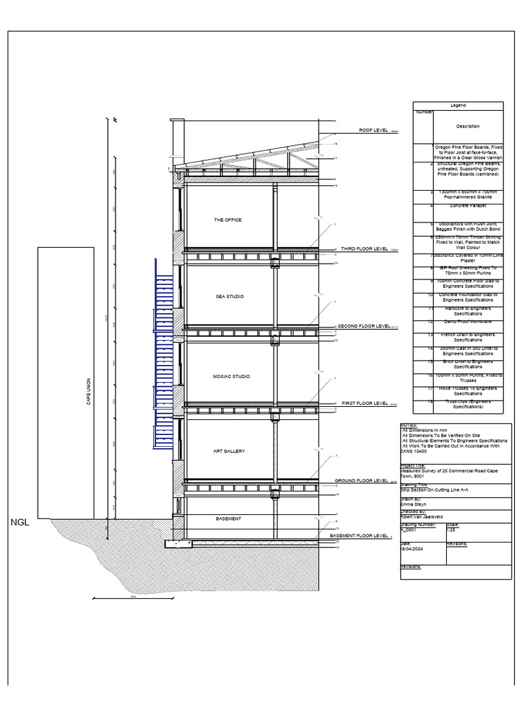 BS Strip Section Final | PDF | Building Materials | Building Engineering