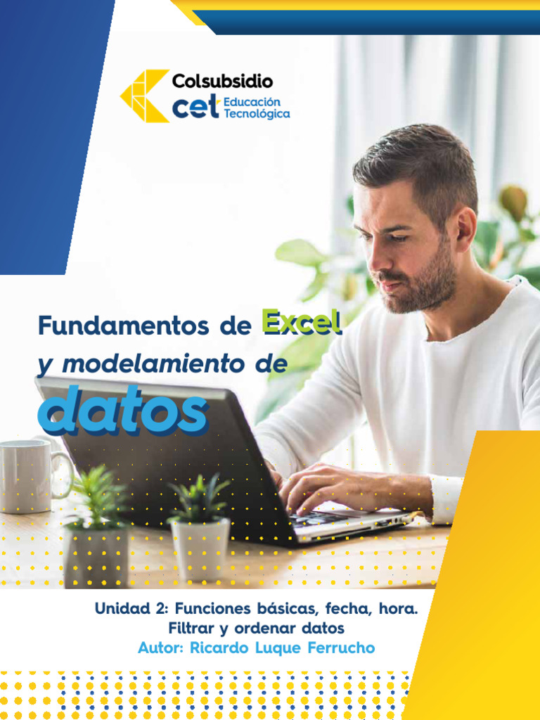 Unidad 2-Fundamentos de Excel | PDF | Microsoft Excel