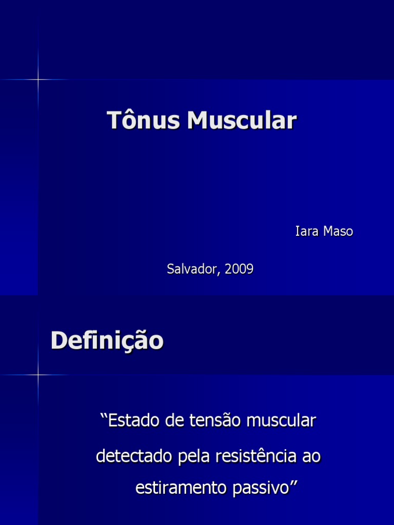 Aula Tonus Muscular Email | PDF | Músculo | Anatomia
