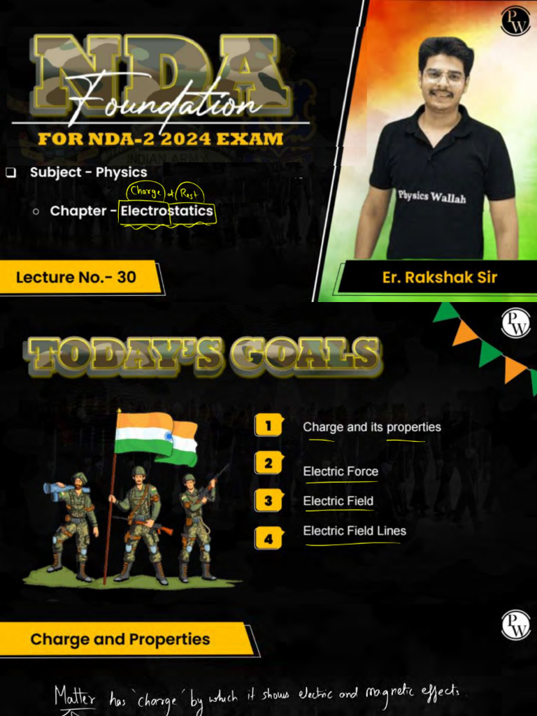 Physics 30 - Class Notes - (NDA Foundation) | PDF