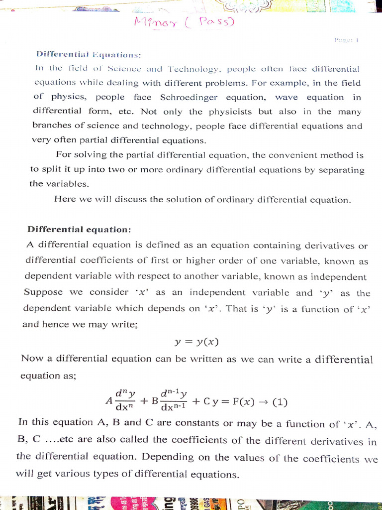 Understanding Differential Equations | PDF | Nonlinear System ...