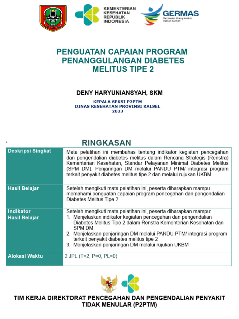 MPD2 - ToT DM - Materi DM Kasi 2023 | PDF | Pengembangan Diri